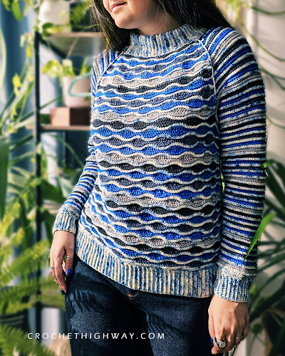 Ravelry: Aquarius Raglan pattern by Ana-Maria