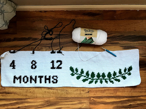 Ravelry: Baby Growth Graph Blanket pattern by Jessica Cooper