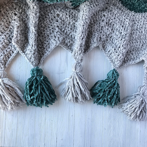 Ravelry: Ripple Throw Blanket pattern by Jessica Cooper