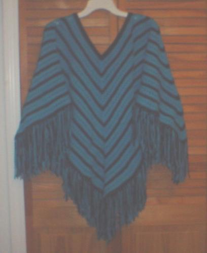Ravelry: Striped Poncho pattern by Carrie Viskozki
