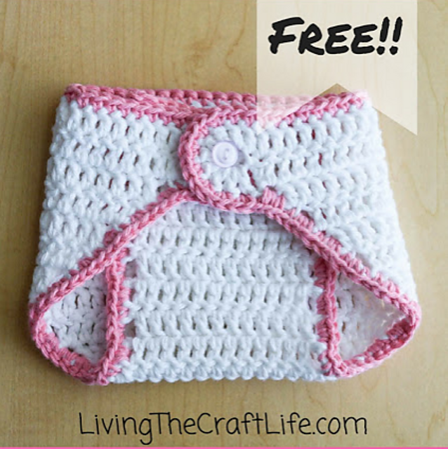 Ravelry: Newborn Diaper Cover Single Button pattern by Jessica Z