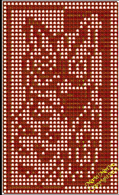 Ravelry: Filet Crochet Owl Window Curtain Wall Hanging Doily pattern by ...