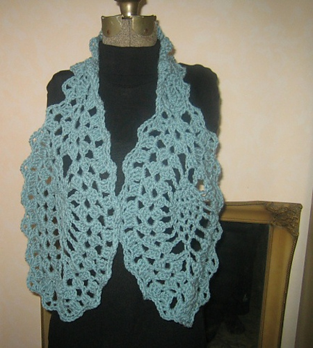 Ravelry: Pineapple Nursing Shawl pattern by Maria Merlino