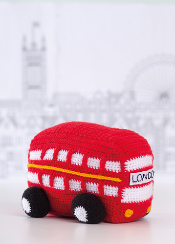Ravelry: London bus pattern by Hugh Metcalf