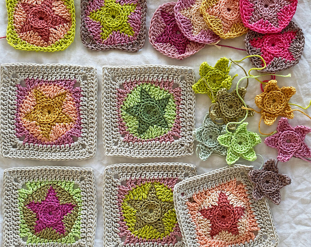 Ravelry: StarFish granny square pattern by Moran Malron