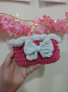 Ravelry: Coquette Mini Pouch pattern by Azlafa Aman
