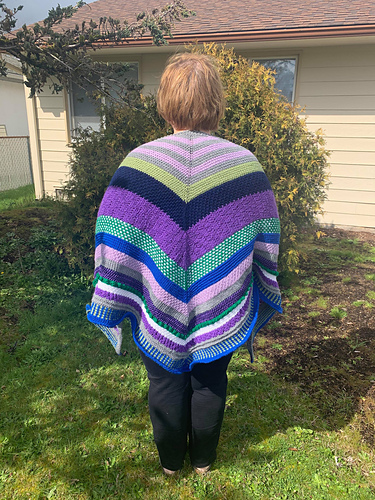 Ravelry: Tunisian Sampler Shawl pattern by Hayley Joanne Robinson