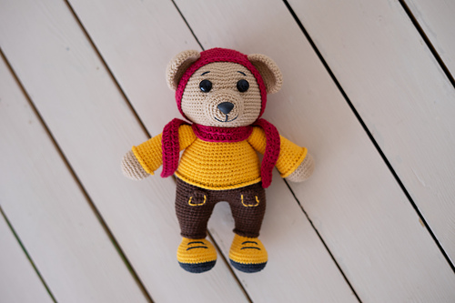 Ravelry: Bear Sam toy pattern by CrochetStoryShop
