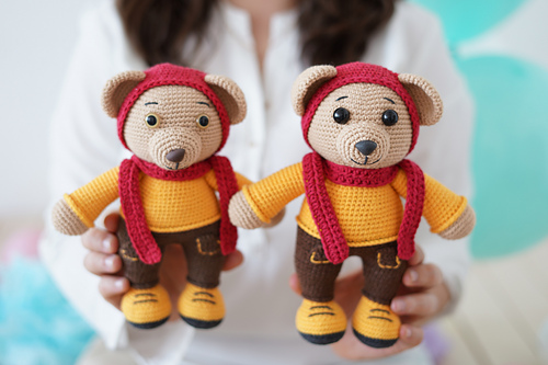 Ravelry: Bear Sam toy pattern by CrochetStoryShop