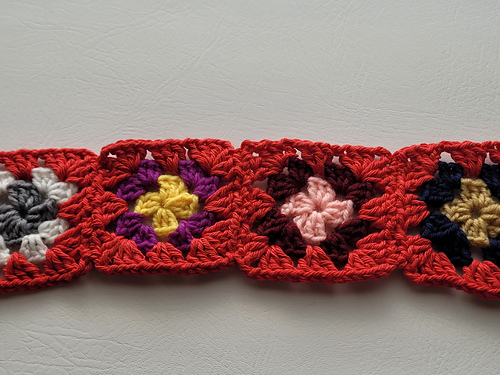 Ravelry: Granny Square Belt pattern by Judy Malcolm