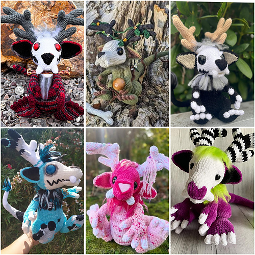 Ravelry: Wendigo Cryptid pattern by Bunnies and Beasts