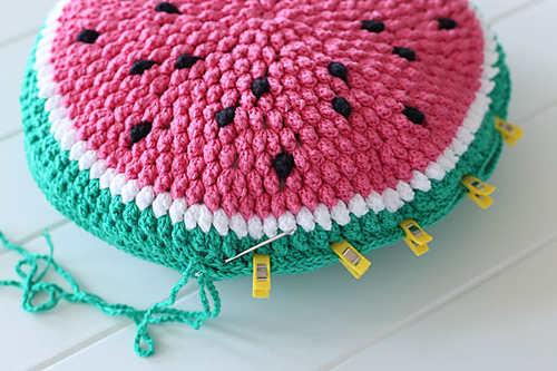 Ravelry: Melon Pops Cushion pattern by M O'Sullivan