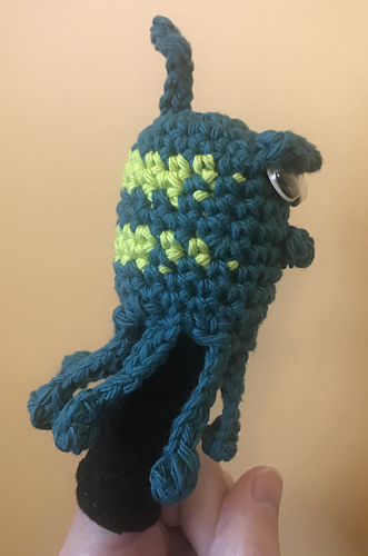 Ravelry: Monster Finger Puppet "Moe" pattern by Meaghan Ray
