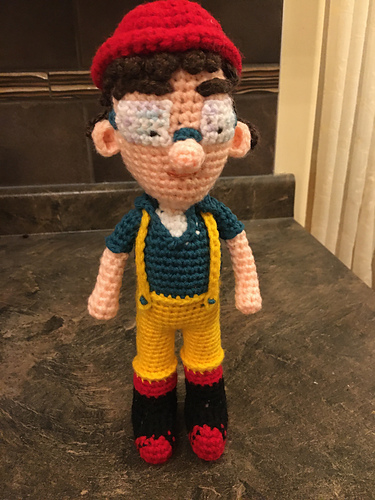 Ravelry: Paw Patrol Cap'n Turbot pattern by Meaghan Ray