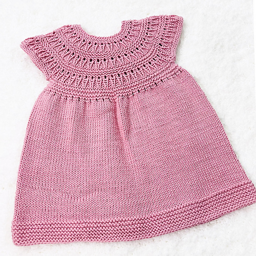 Ravelry: Lucy Knit Baby Dress pattern by Sara Quinta