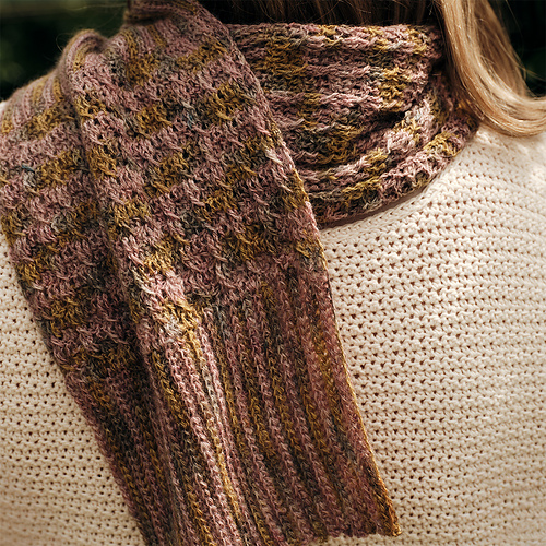 Ravelry: Rib n Cable scarf pattern by Fran Mori