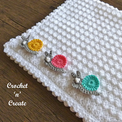 Ravelry: Speedy Snail Baby Blanket pattern by Crochet 'n' Create