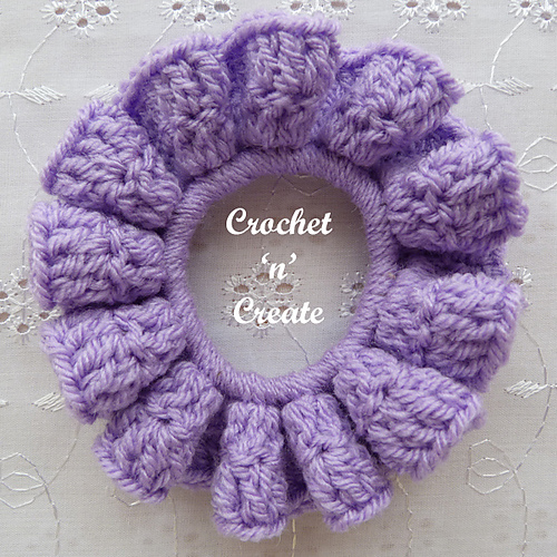 Ravelry: Ruffled Scrunchie pattern by Crochet 'n' Create