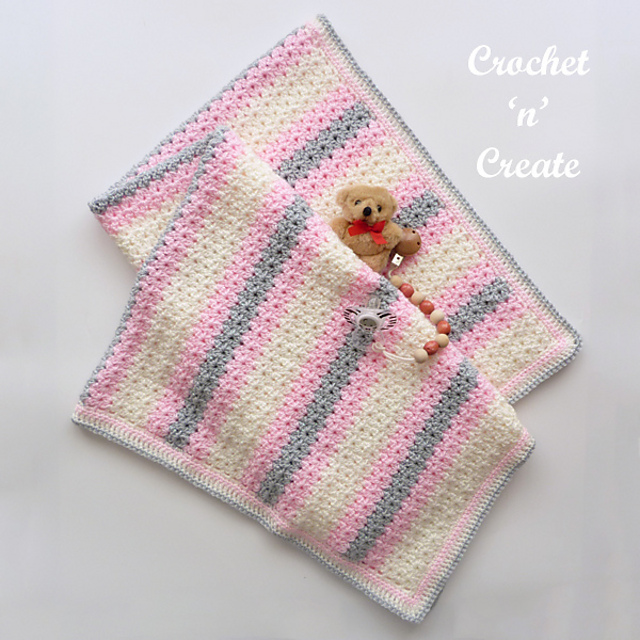 Ravelry: Cluster V Stitch Blanket pattern by Crochet 'n' Create