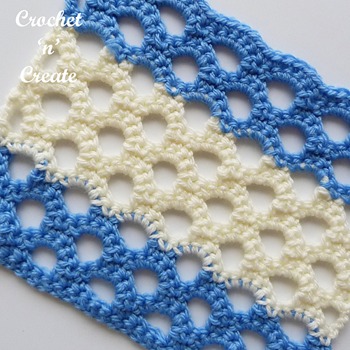 Ravelry: Honeycomb Trellis Stitch pattern by Crochet 'n' Create