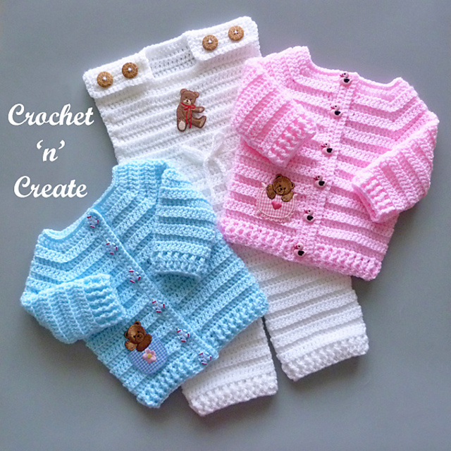 Ravelry: Baby Dungaree Set pattern by Crochet 'n' Create