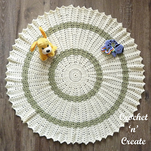 Ravelry: Circular Baby Blanket pattern by Crochet 'n' Create