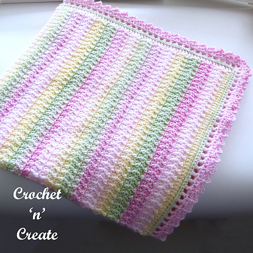 Ravelry: Sherbet Baby Blanket pattern by Crochet 'n' Create