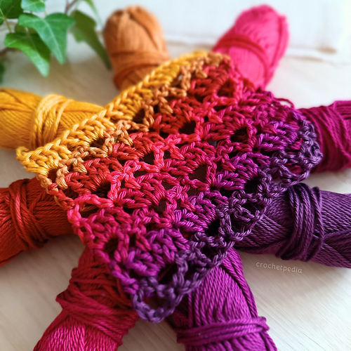 Ravelry: Magnolia Lace Stitch pattern by Crochetpedia