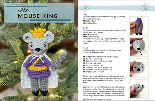 Ravelry: Nutcracker Ornament Collection pattern by Jennifer Percival