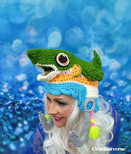 Ravelry: Rainbow Trout Hat pattern by Stephanie Pokorny