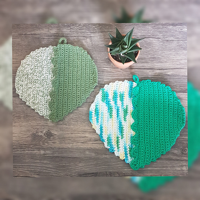 Ravelry: Leaf Potholder pattern by Sumi Jaiswal