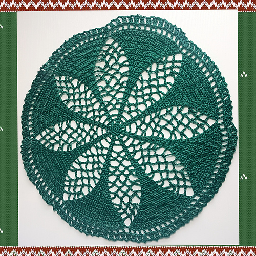Ravelry: Crochet Leaf Doily pattern by Sumi Jaiswal