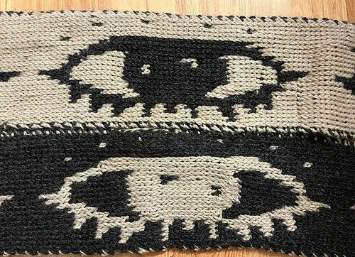 Ravelry: Two-sided Eye Scarf pattern by Rachael Dennis