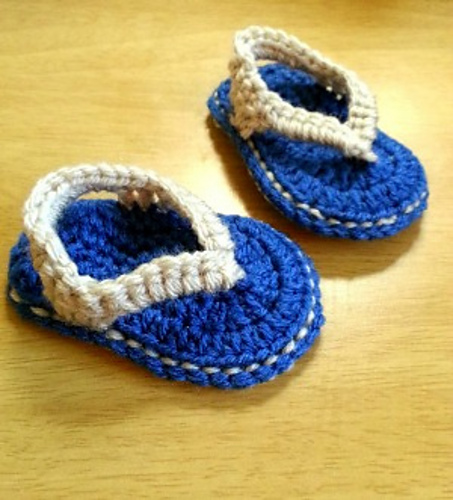 Ravelry: Baby Flip-Flops pattern by Evonne Umbel