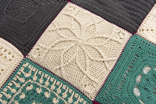 Ravelry: Winter Snowflake Square pattern by Rebecca Mattison