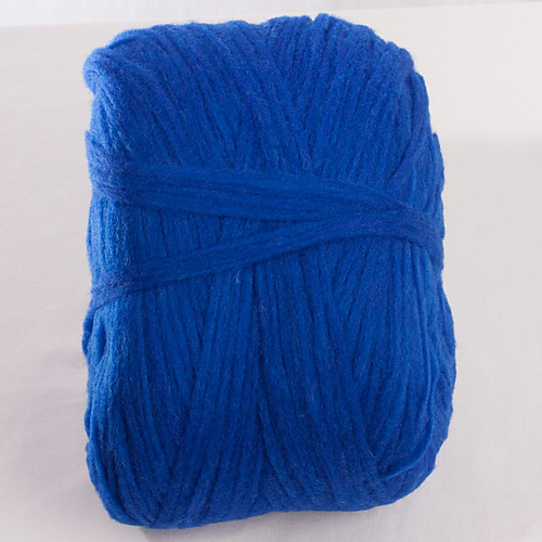 I found this beautiful 6 strand unspun wool yarn at the thrift store ...