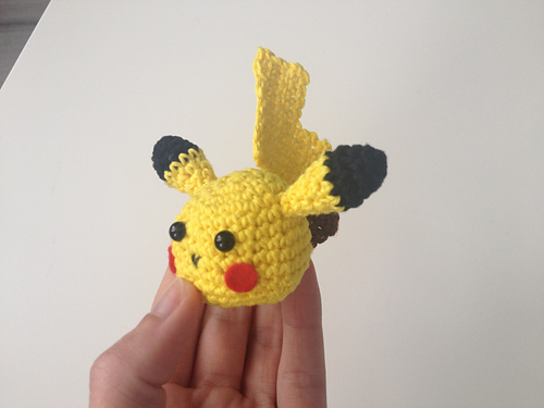 Ravelry: Pokemon Pikachu keychain pattern by Natascha Koelewijn