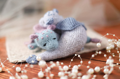 Ravelry: Knitted dragon pattern by Cute Knit Toy