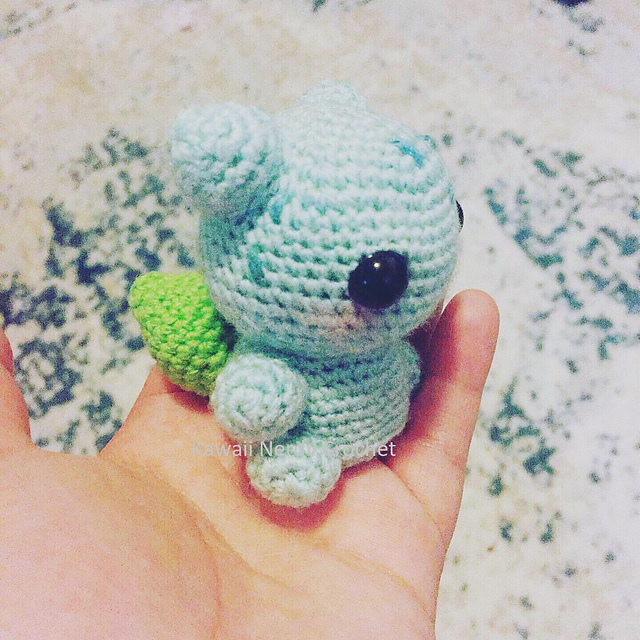 Ravelry: Chibi Baby Bulbasaur pattern by Kawaii Nerdy Crochet