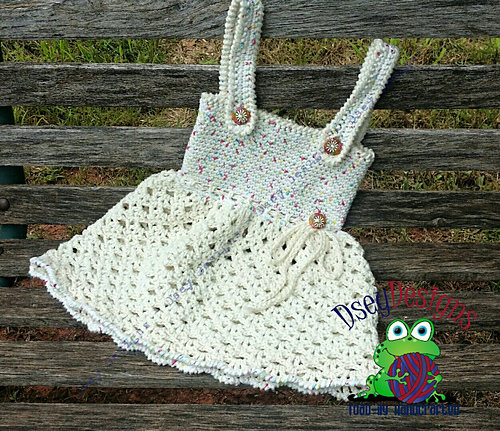 Ravelry: Amelia Baby Sundress pattern by Sweet Potato Crochet Creations