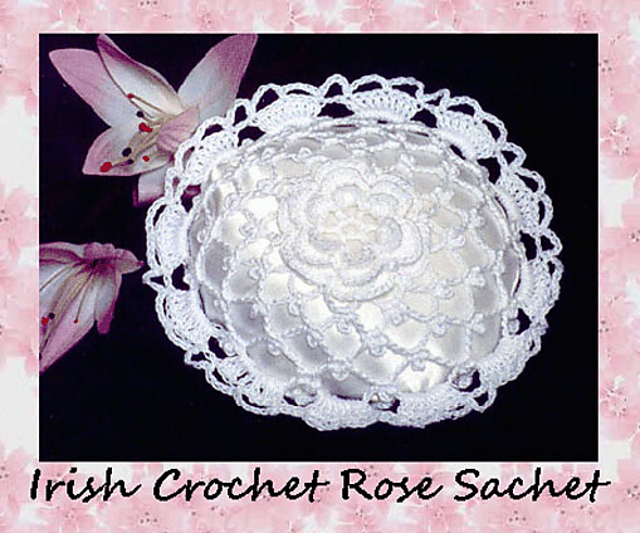 Ravelry: Irish Rose Sachet pattern by Cylinda D. Mathews