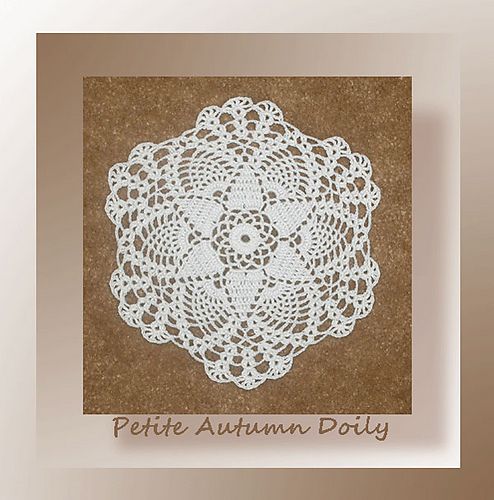 Ravelry: Petite Autumn Doily pattern by Cylinda D. Mathews