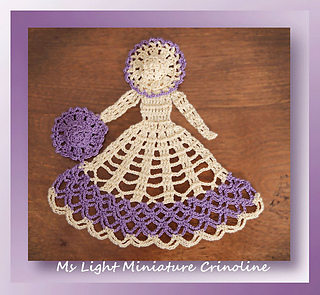 Ravelry: Ms Light Miniature Crinoline pattern by Cylinda D. Mathews