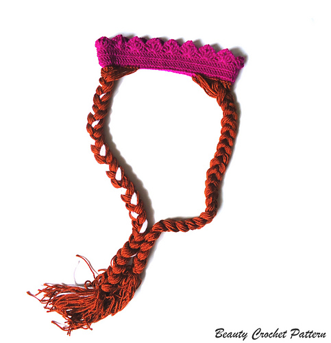 Ravelry: Anna Frozen Crown and Wig pattern by Beauty Crochet Pattern