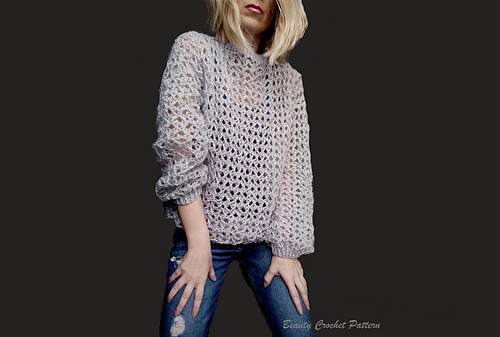 Ravelry: Diamond Sweater pattern by Beauty Crochet Pattern