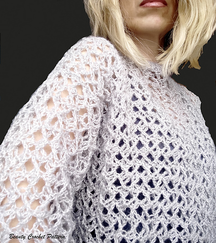 Ravelry: Diamond Sweater pattern by Beauty Crochet Pattern