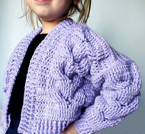 Ravelry: Cable Girls Cardigan pattern by Beauty Crochet Pattern