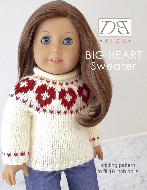 Ravelry: Big Heart Sweater pattern by Daniel Bingham Design Studio