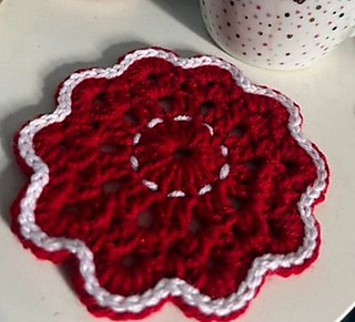 Ravelry: Classic Christmas Coaster pattern by DD Wilder