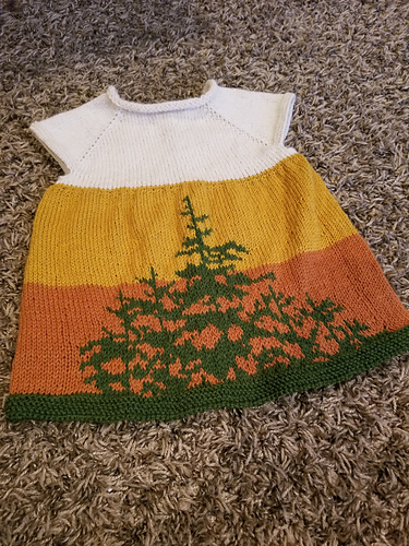 Ravelry: Autumn Trees Dress pattern by D. Morris